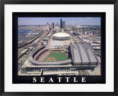 Framed Art Seattle, Washington - Safeco Field, 1999 by Mike Smith ...